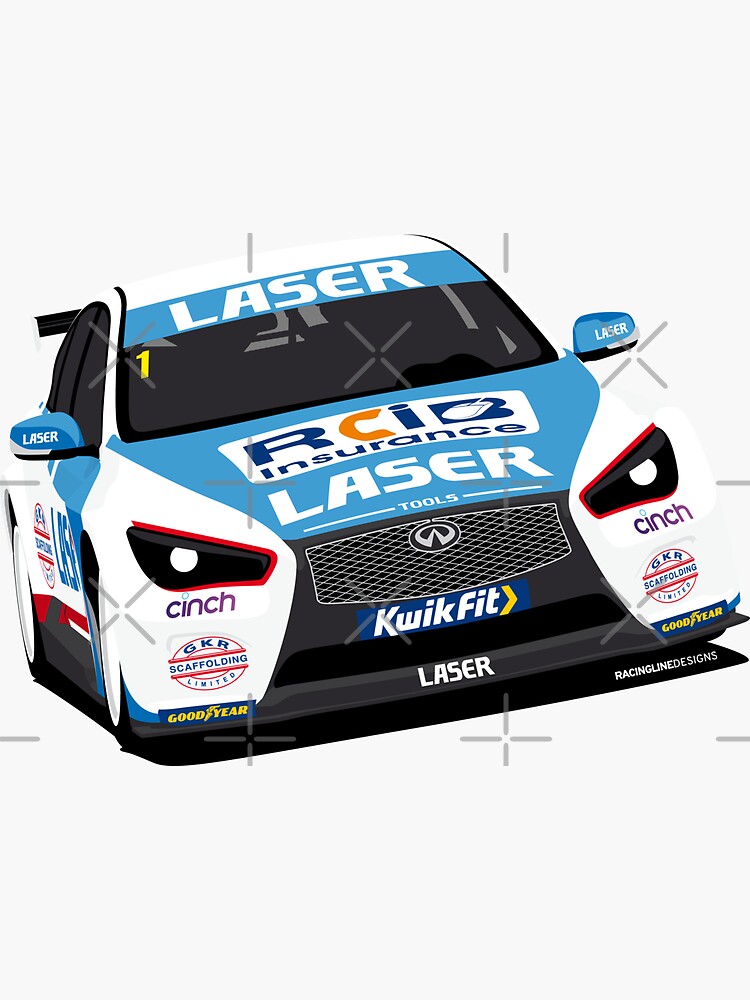 "Laser Tools Racing | Sutton 2021" Sticker for Sale by RLineDesigns ...