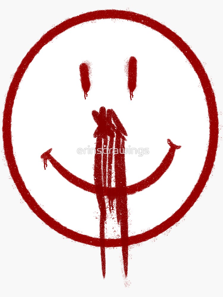 Sticker « Ahs Cult Smiley Face », par erinsdrawings | Redbubble