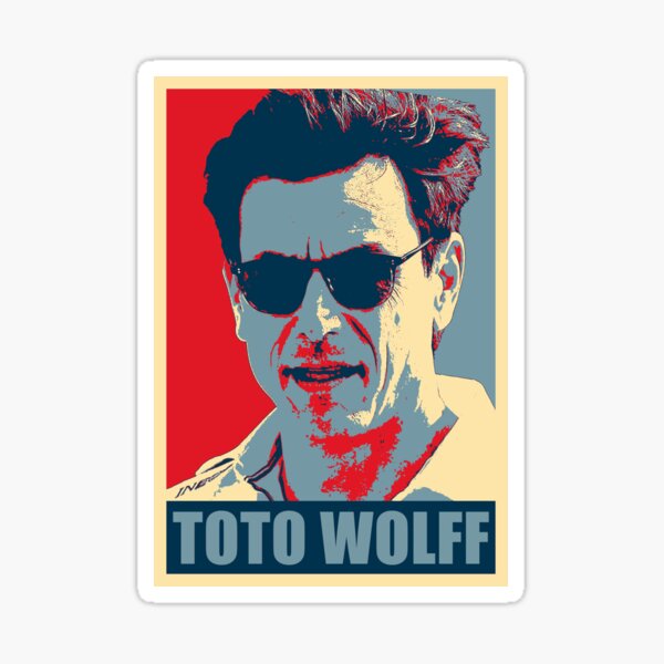 "Toto Wolff Hope" Sticker for Sale by Blankenshipshop | Redbubble