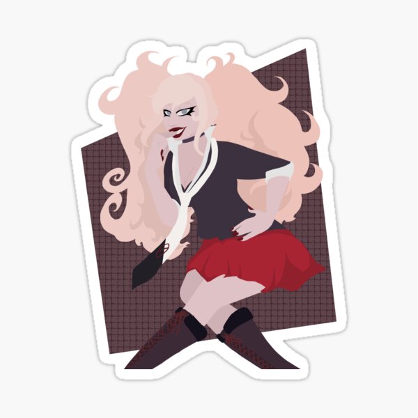 "Junko Enoshima" Sticker for Sale by Ghostytrace | Redbubble