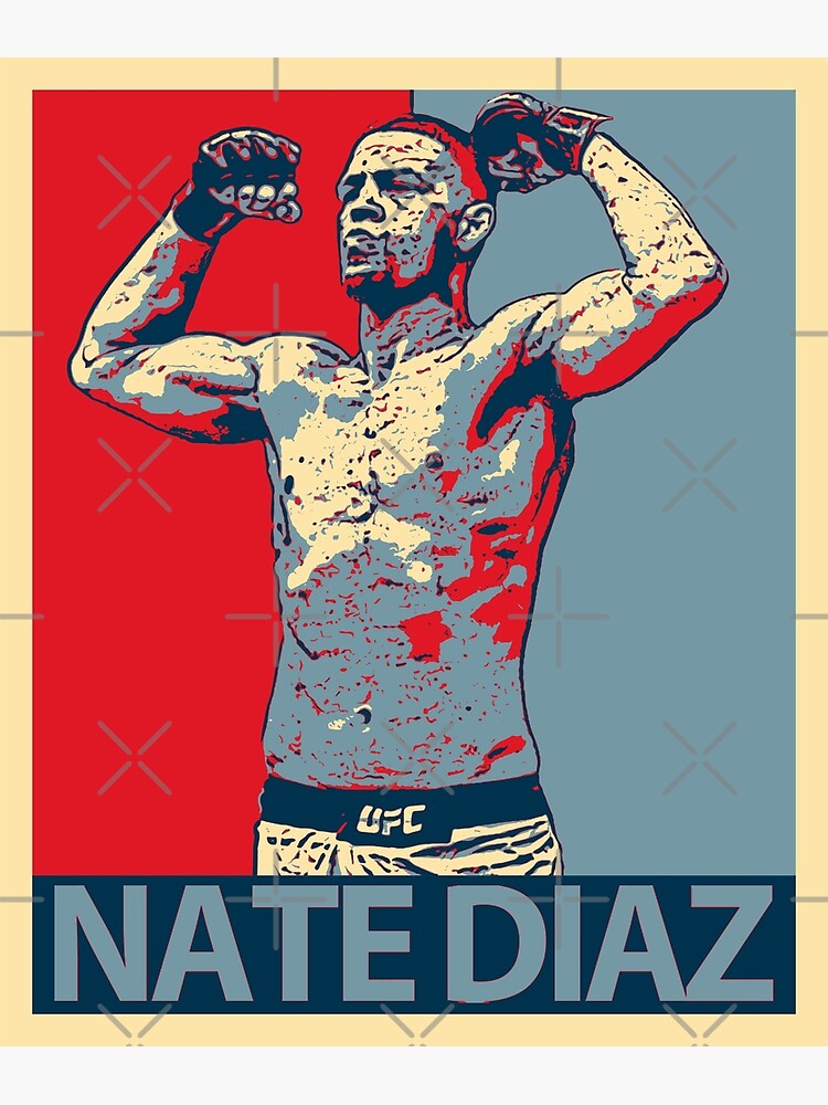 "nate diaz" Poster for Sale by Masseyart | Redbubble