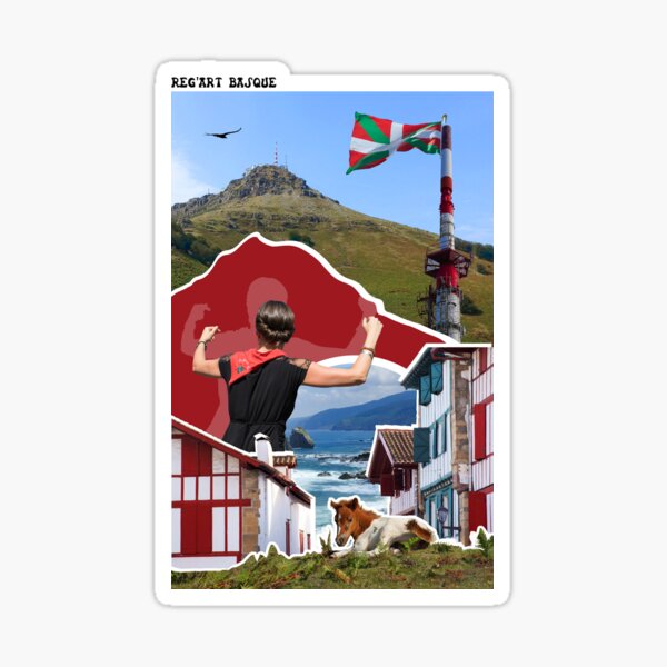 "Reg'art Basque - 1 / Basque Country" Sticker by AliciaLasaga | Redbubble