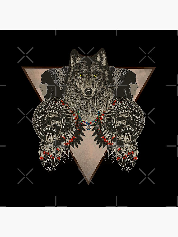 "Coyote Prairie Wolf" Sticker for Sale by Rizoto | Redbubble