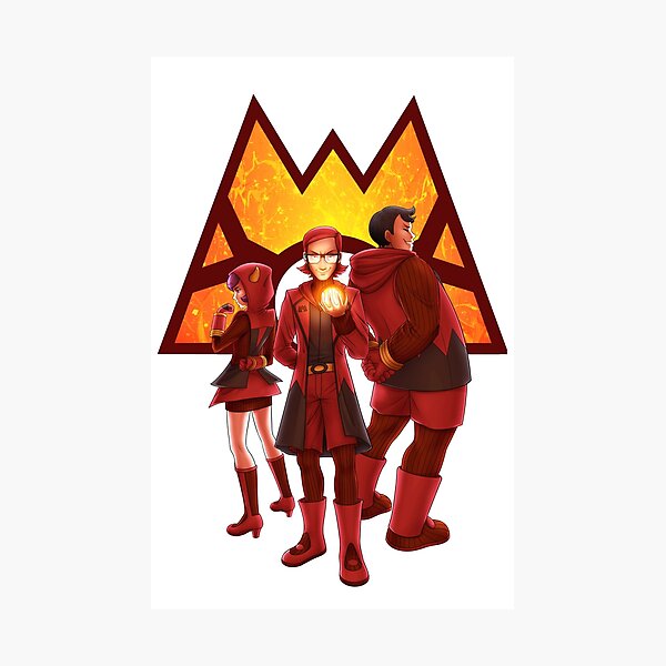 Team Magma Wall Art | Redbubble