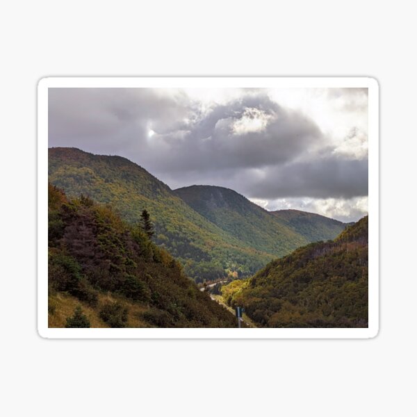 "Cabot Trail Coastal Outlook, Cape Breton, Nova Scotia, Canada" Sticker ...