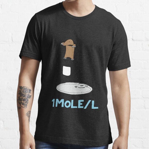 "Chemistry 1 Mole per Litre for Mole or Avogadro's Day" T-shirt for ...