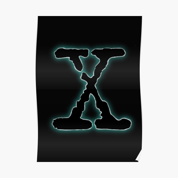 "The legendary X turquoise hue" Poster for Sale by angelx2810820 ...