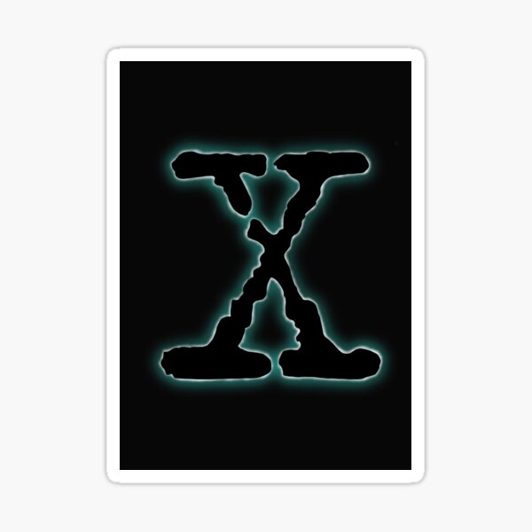 "The legendary X turquoise hue" Sticker for Sale by angelx2810820 ...