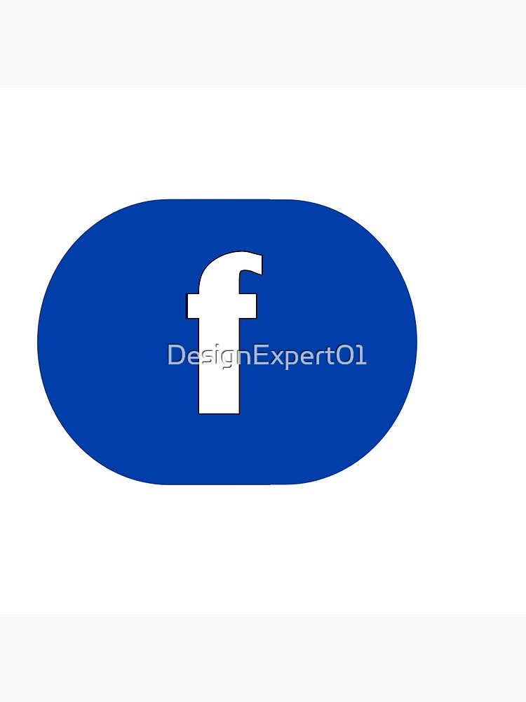 "Facebook logo design" Poster for Sale by DesignExpert01 | Redbubble