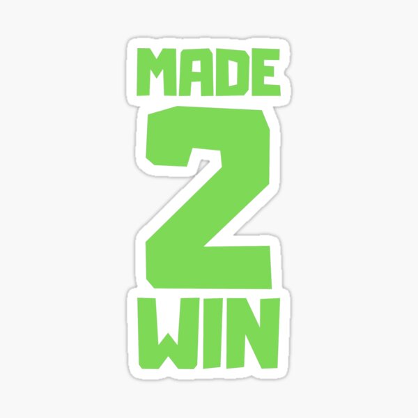 "Made to win motivational quote" Sticker for Sale by 5thseason-shop ...
