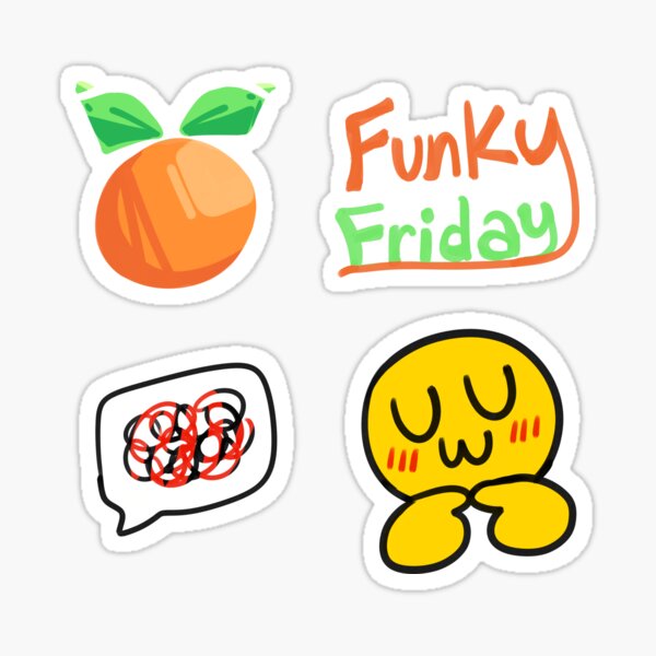 "Orange scrapbook Sticker" Sticker by chelsan10 | Redbubble
