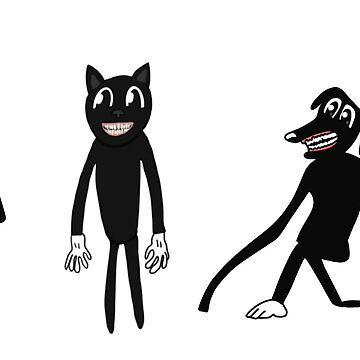 Pegatina For Sale Con La Obra Gato De Dibujos Animados Perro De