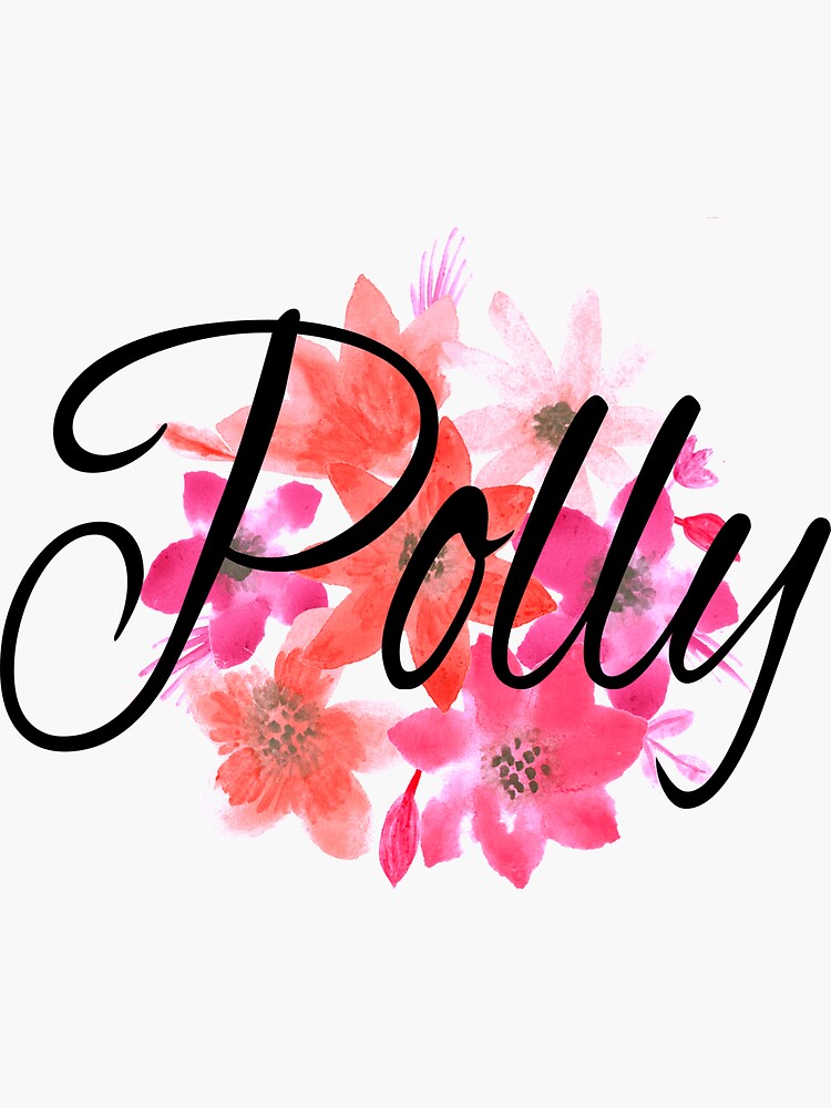 "Polly name" Sticker for Sale by Areashor | Redbubble