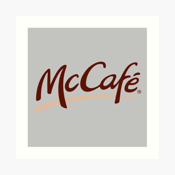 "McCafé Logo" Art Print for Sale by MoreliaJanu | Redbubble