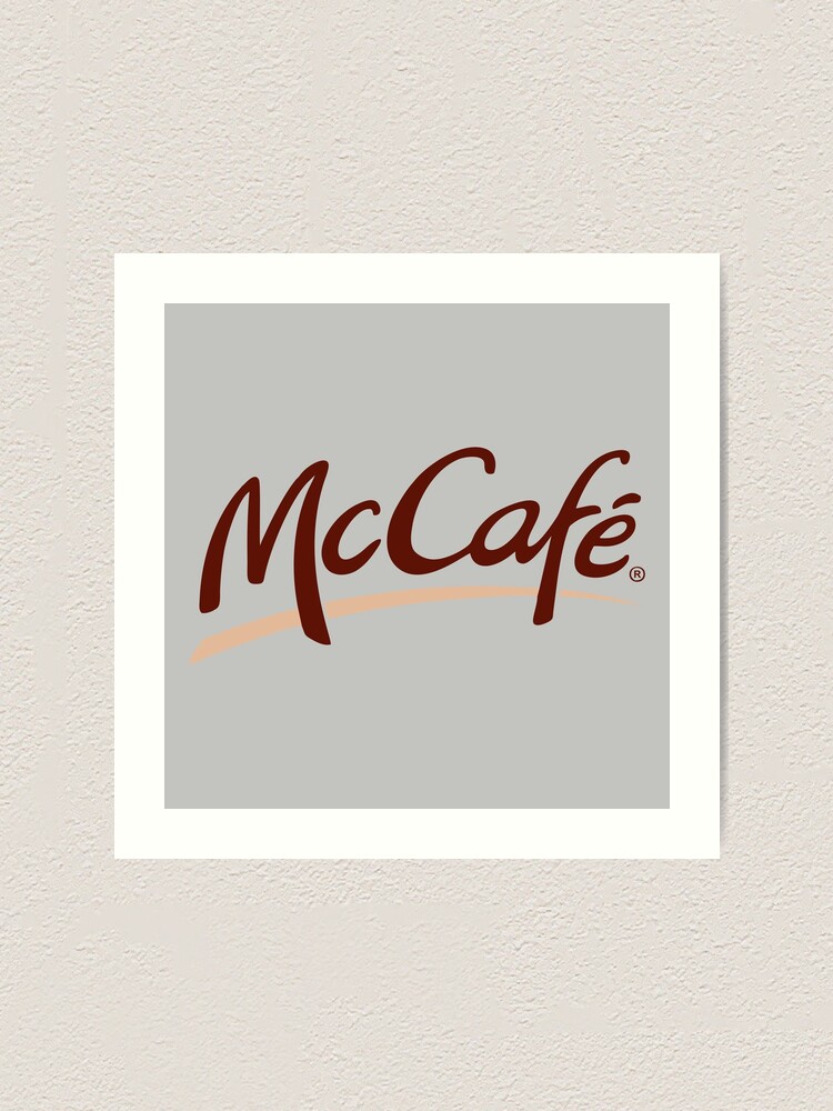 "McCafé Logo" Art Print for Sale by MoreliaJanu | Redbubble