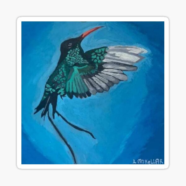 "Doctor Bird" Sticker by mckellarart | Redbubble