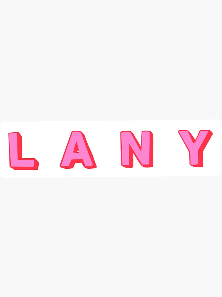 "LANY Logo" Sticker for Sale by dylego | Redbubble