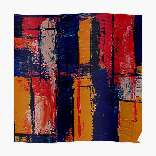 "Modern simple minimalistic abstract art" Poster for Sale by Dankio ...