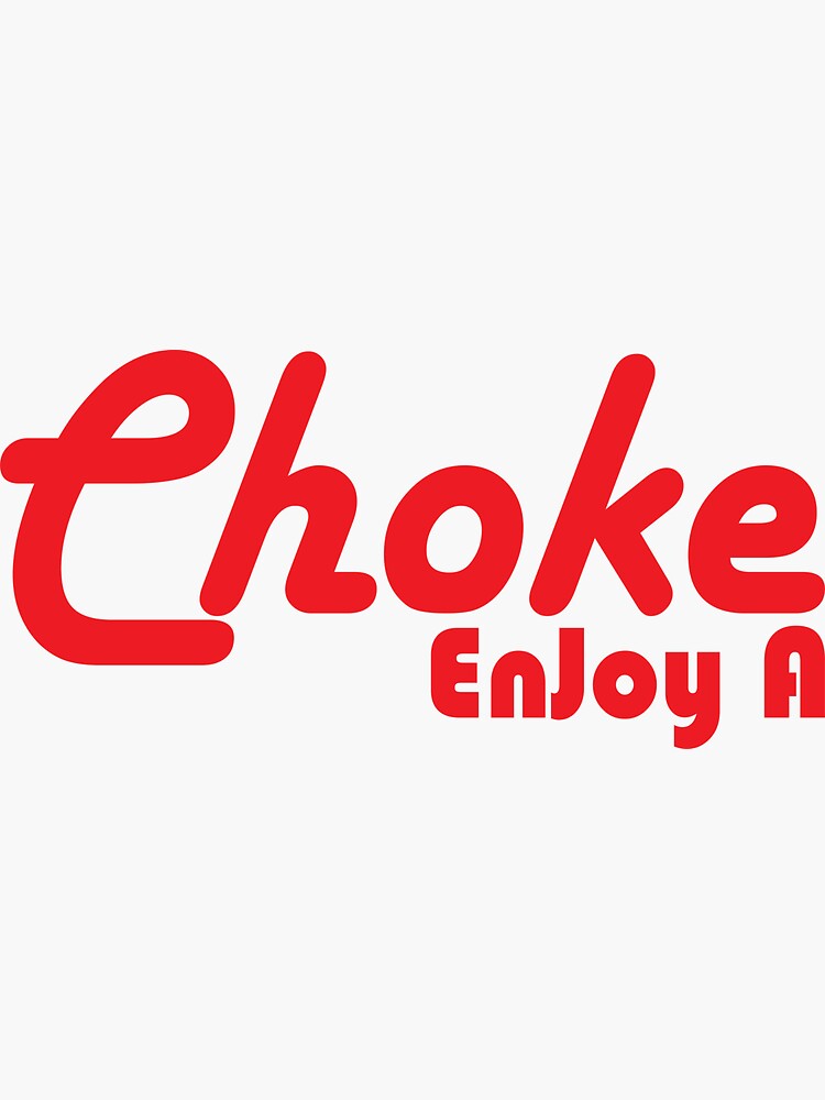 "funny enjoy a choke jiu jitsu shirt" Sticker by RaoPha | Redbubble
