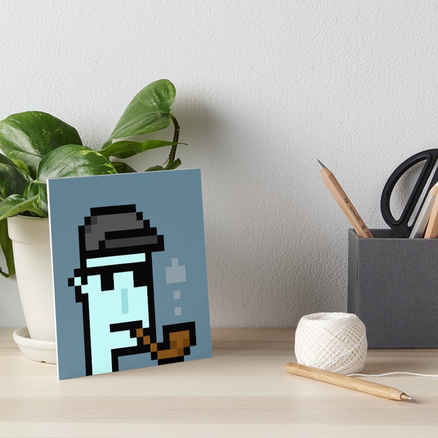 "Pixel Art Cryptopunks NFT Print" Art Board Print for Sale by Xaviours ...