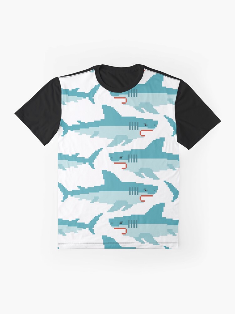 "Riptide Shark Fish Fabric and Sharks By the yard, Riptide Collection ...
