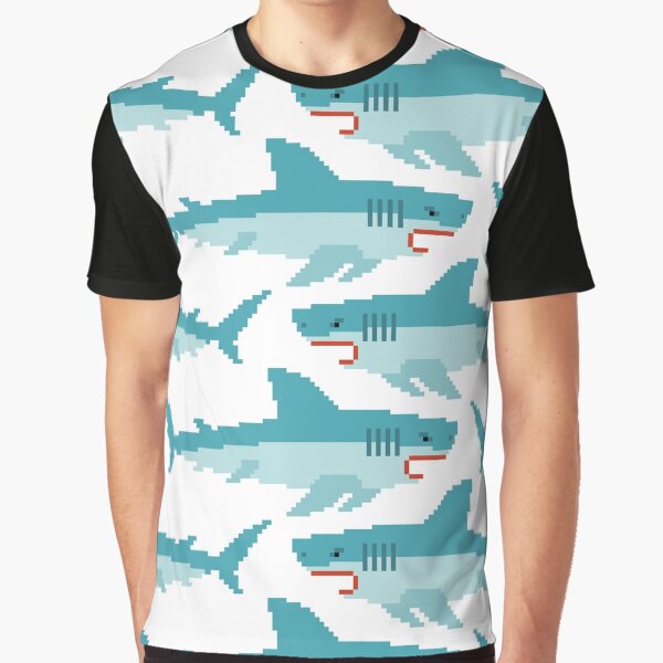 "Riptide Shark Fish Fabric and Sharks By the yard, Riptide Collection ...