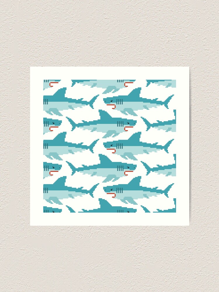 "Riptide Shark Fish Fabric and Sharks By the yard, Riptide Collection from Riley Blake Fabrics ...