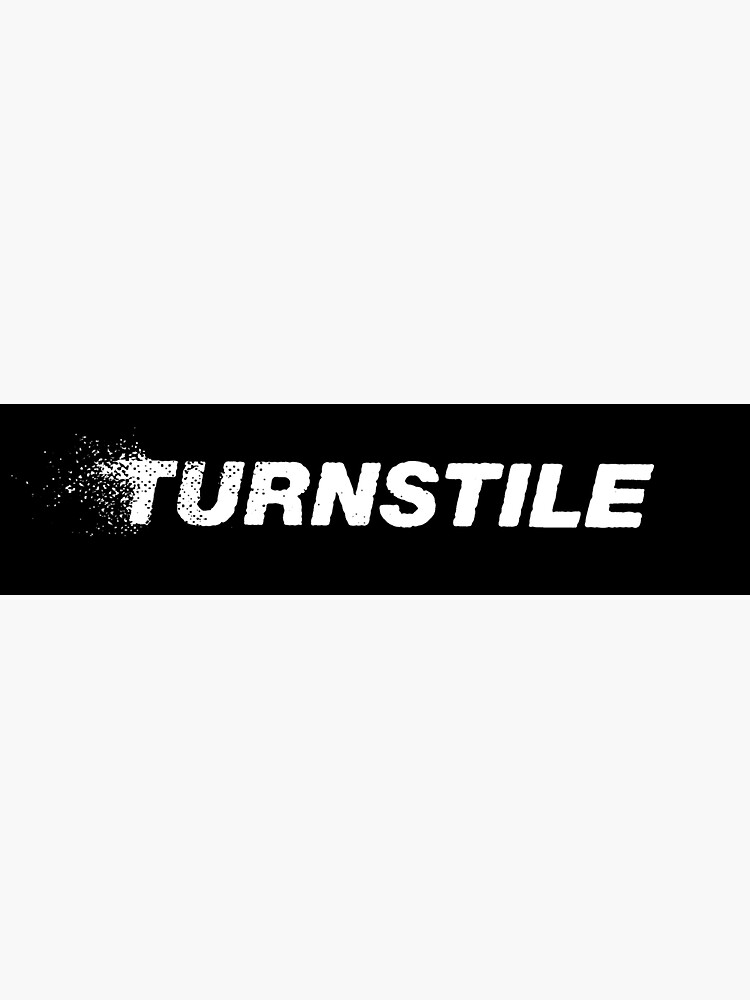 "Turnstile Logo" Sticker for Sale by summerdream27 | Redbubble