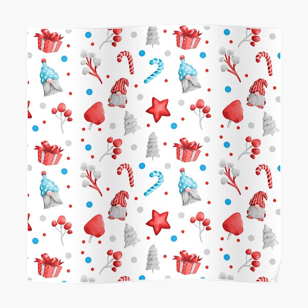 "Cute Christmas Pattern - Christmas Baubles Happy Merry Christmas ...