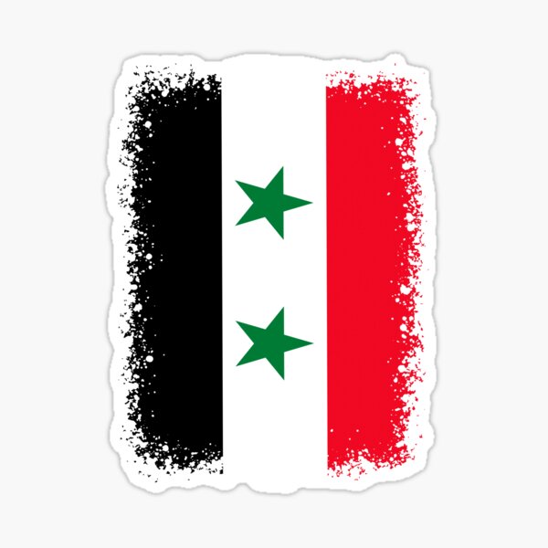 "Syria Flag" Sticker by TravelHappiness | Redbubble
