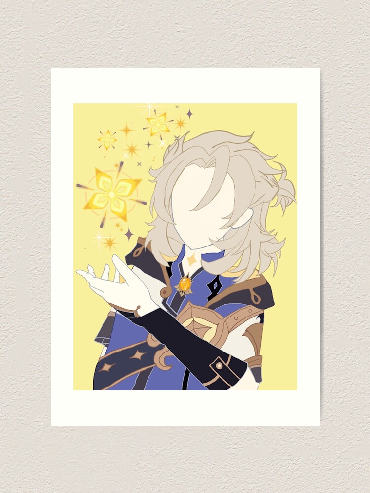 "Albedo - Genshin Impact" Art Print for Sale by MaragicDesigns | Redbubble