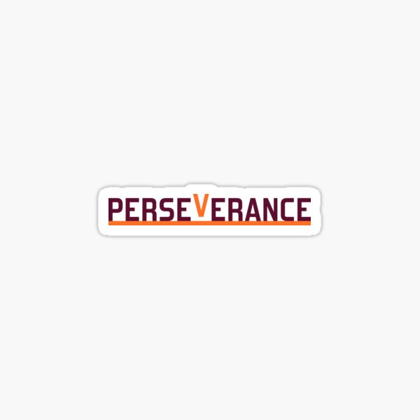 "beautiful word - PERSEVERANCE" Sticker for Sale by coloristica | Redbubble