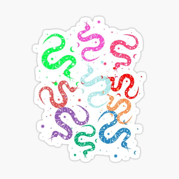 "Snakes beautiful snakes" Sticker for Sale by TheBruce77 | Redbubble