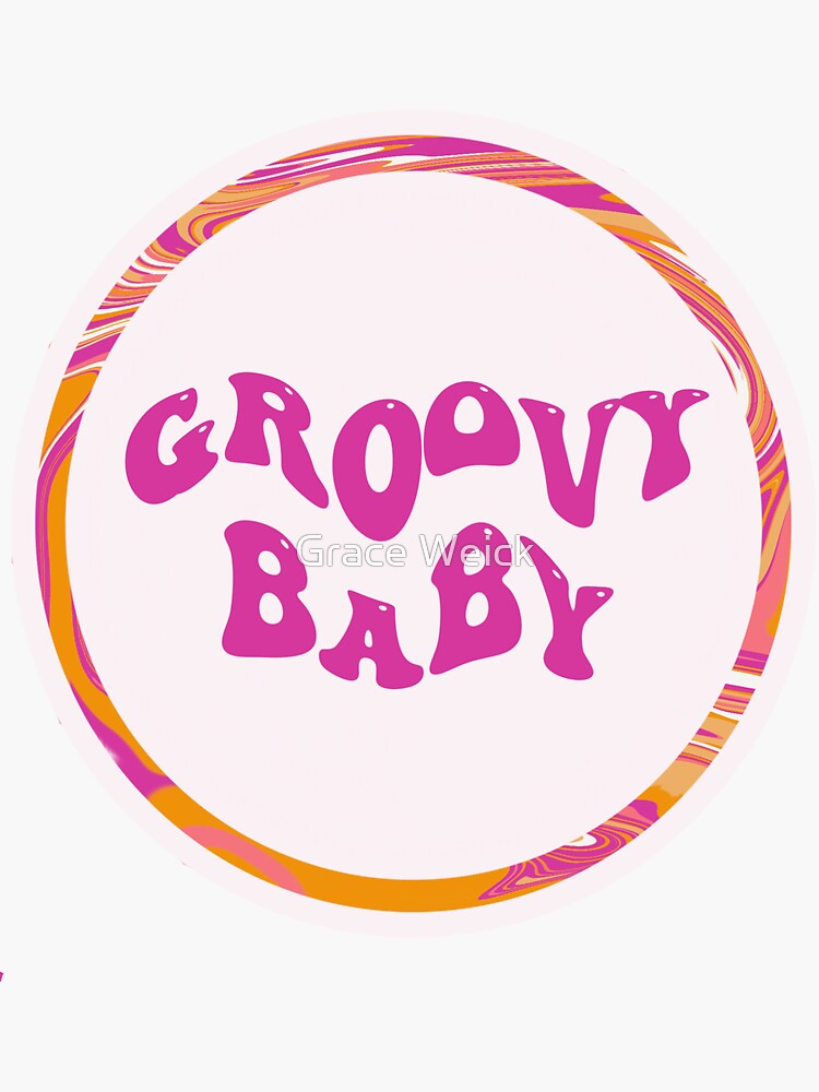"Groovy Baby Austin Powers Sticker" Sticker for Sale by gweick3 | Redbubble