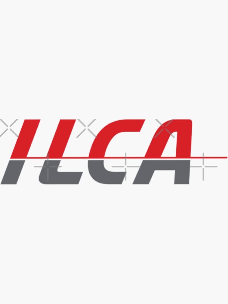 "ILCA logo Laser SailBoat" Sticker for Sale by mikoala50 | Redbubble
