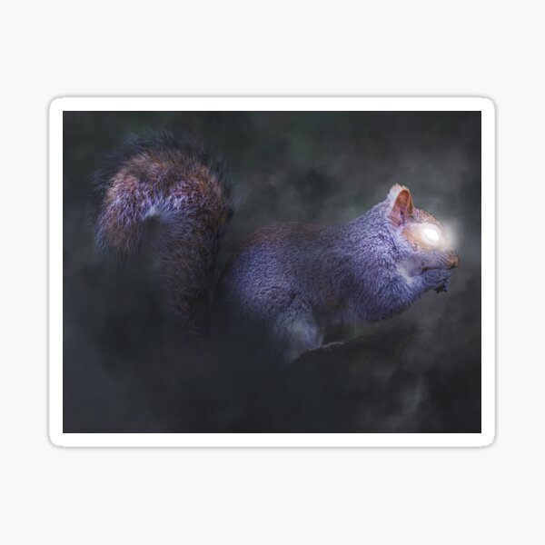 "Secret Squirrel" Sticker by CarbonHall | Redbubble