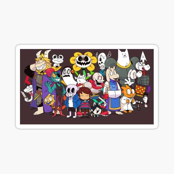 "Undertale Gang" Sticker by KENNYOUT3 | Redbubble