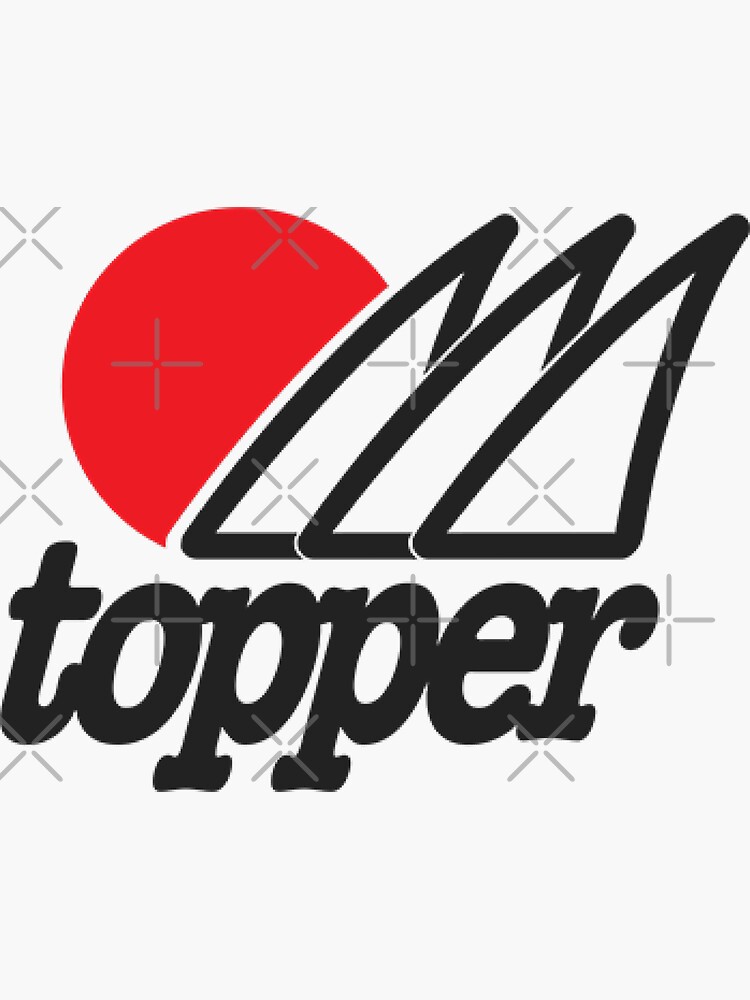 "Topper Sailboats logo" Sticker for Sale by Original1977 | Redbubble