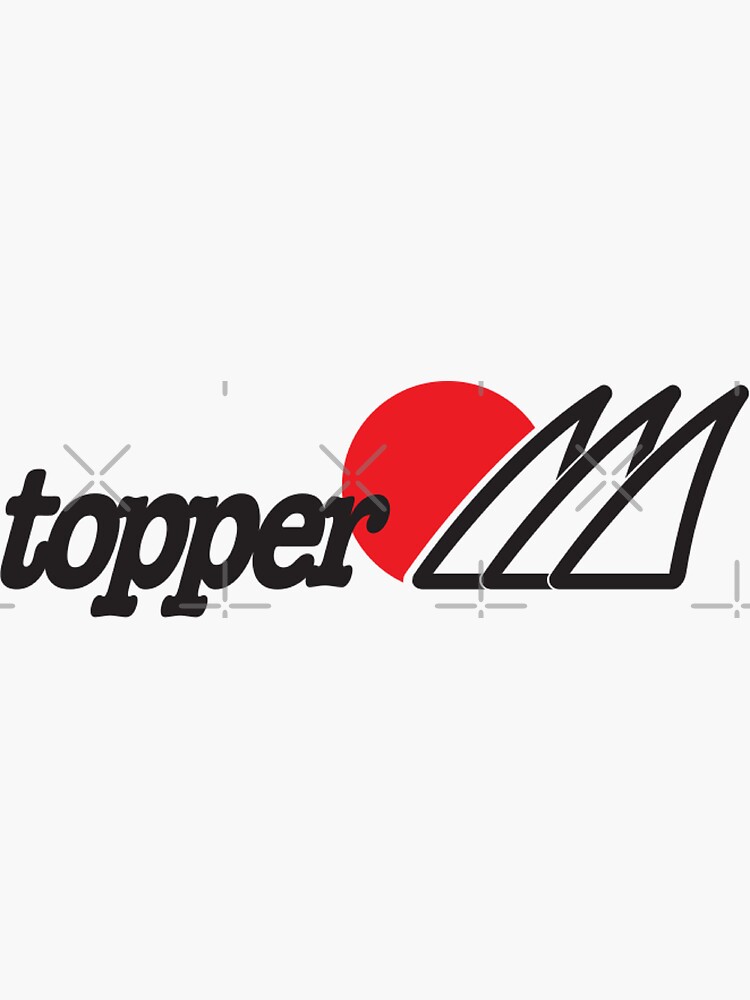 "Topper Sailboat logo" Sticker for Sale by Original1977 | Redbubble