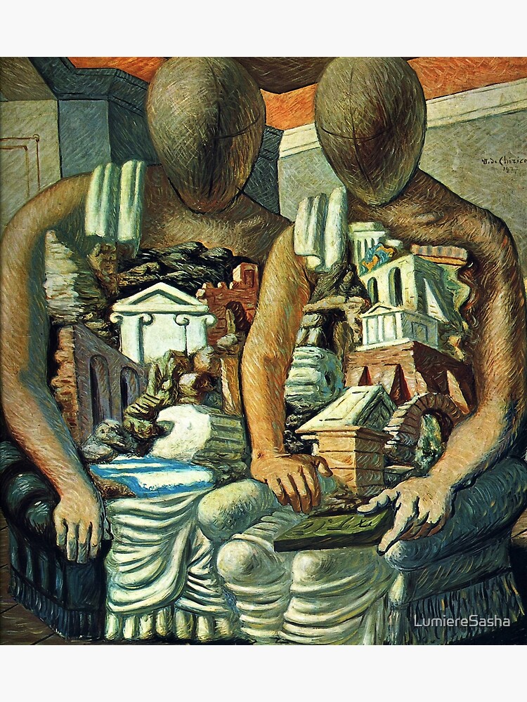 Póster «Los arqueólogos-Giorgio de Chirico» de superbarts | Redbubble