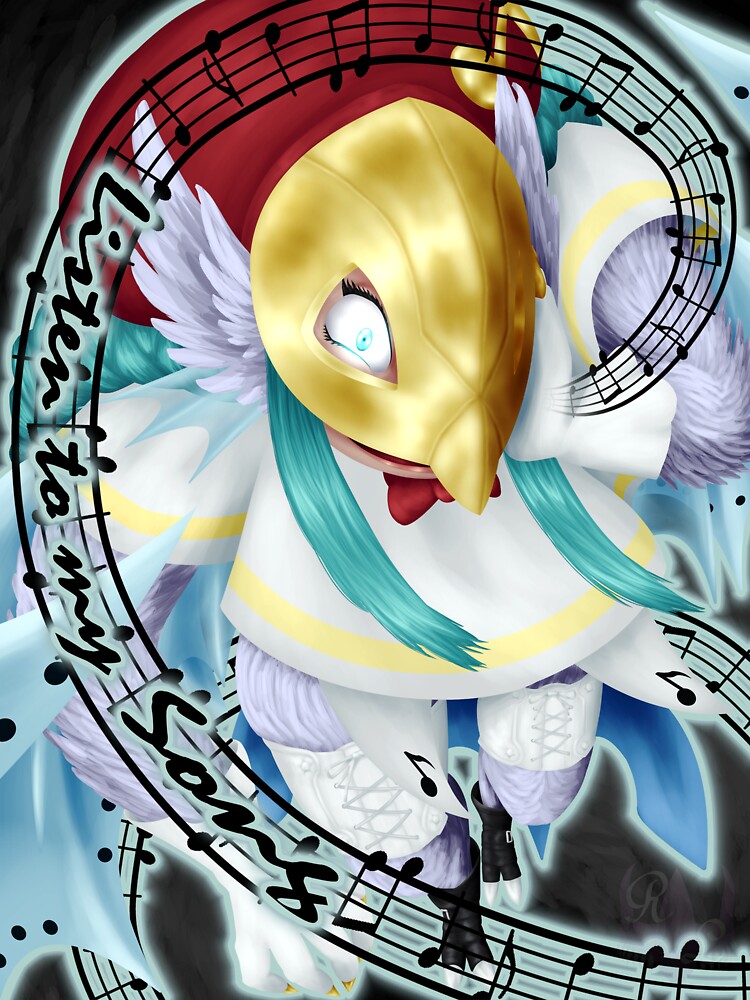 "Sirenmon Digimon Ghost Game" Sticker for Sale by Yggdrasil-7E5 | Redbubble