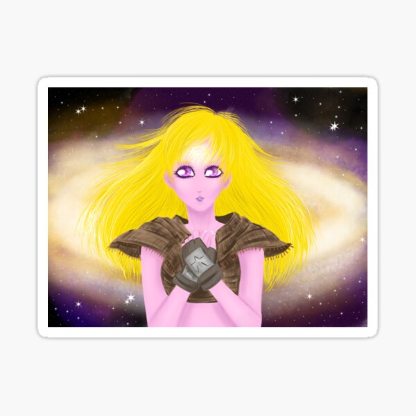 "Bellatrix OC - Starset Waking Up inspired art" Sticker for Sale by LilyNinjon | Redbubble