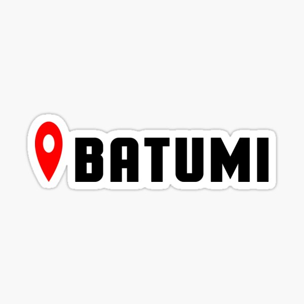 "Batumi pin destination" Sticker for Sale by gmstockstudio | Redbubble