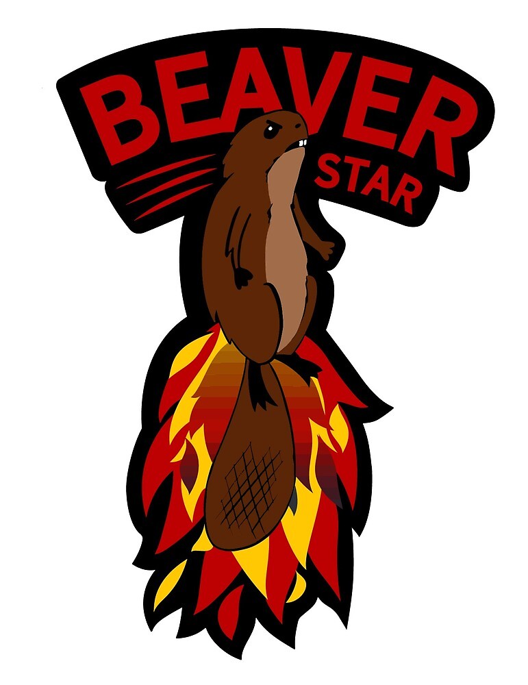 "Beaver Star" by BubblegumTea1 | Redbubble