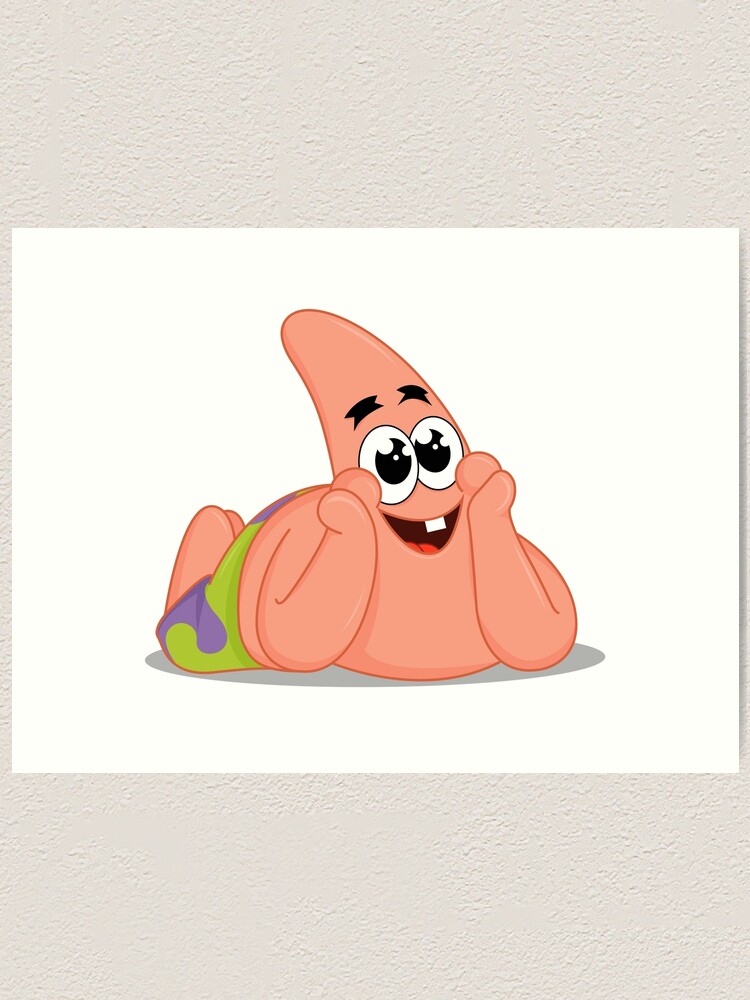 "Patrick Star" Art Print by LAZARE-TENDO | Redbubble