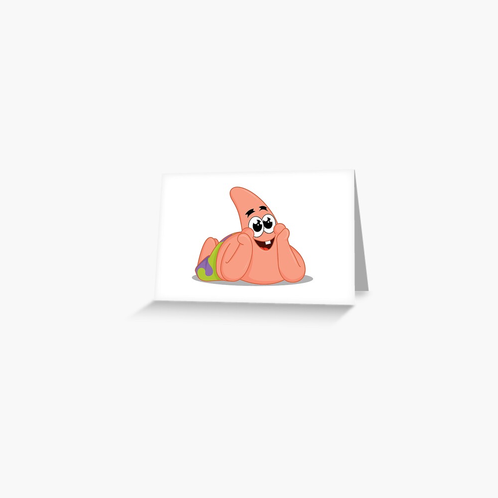 "Patrick Star" Greeting Card by LAZARE-TENDO | Redbubble