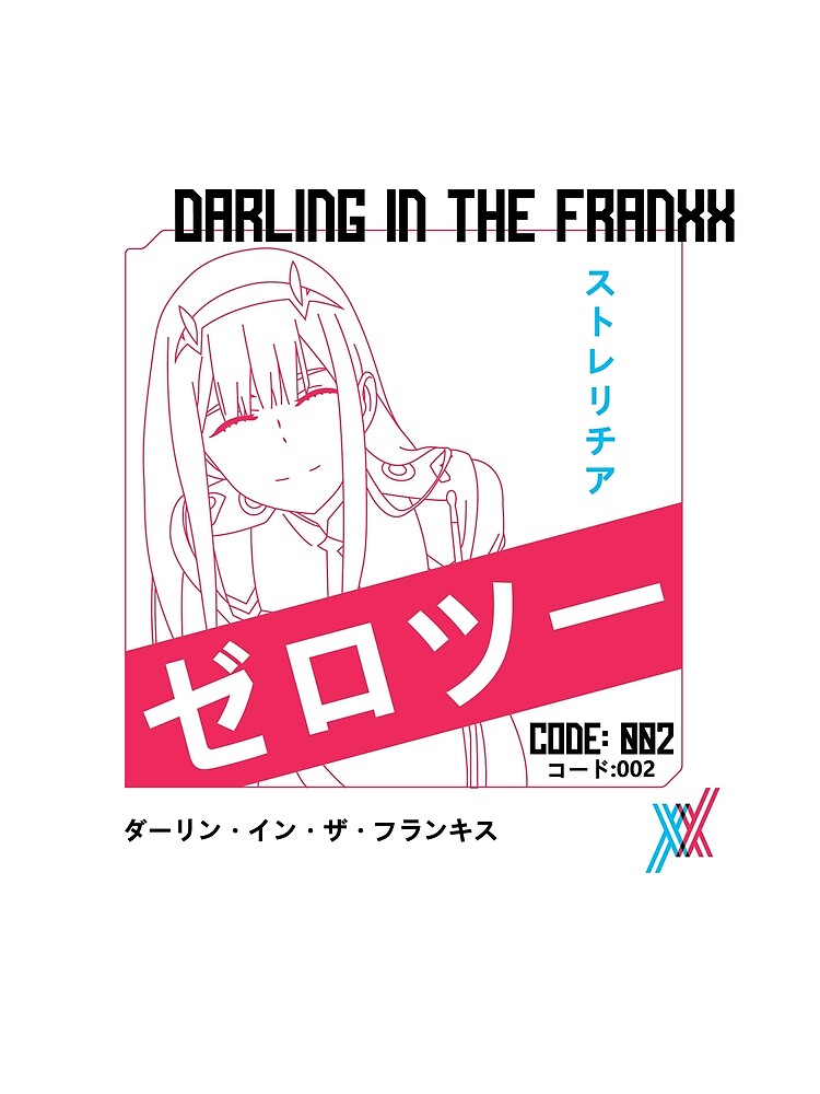 "Zero Two - Code: 002" Poster for Sale by Cansow | Redbubble