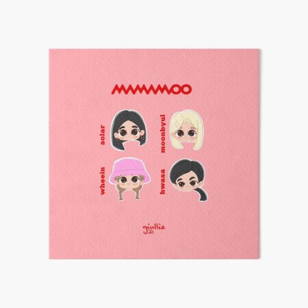 "Chibi Mamamoo gogobebe fanart" Art Board Print by liajung | Redbubble
