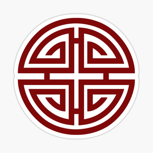 "chinese symbol" Sticker by mehdilazizi | Redbubble