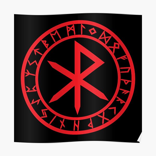Póster «Runa II /// Círculo de runas (Variante III)» de FosterChild7 | Redbubble